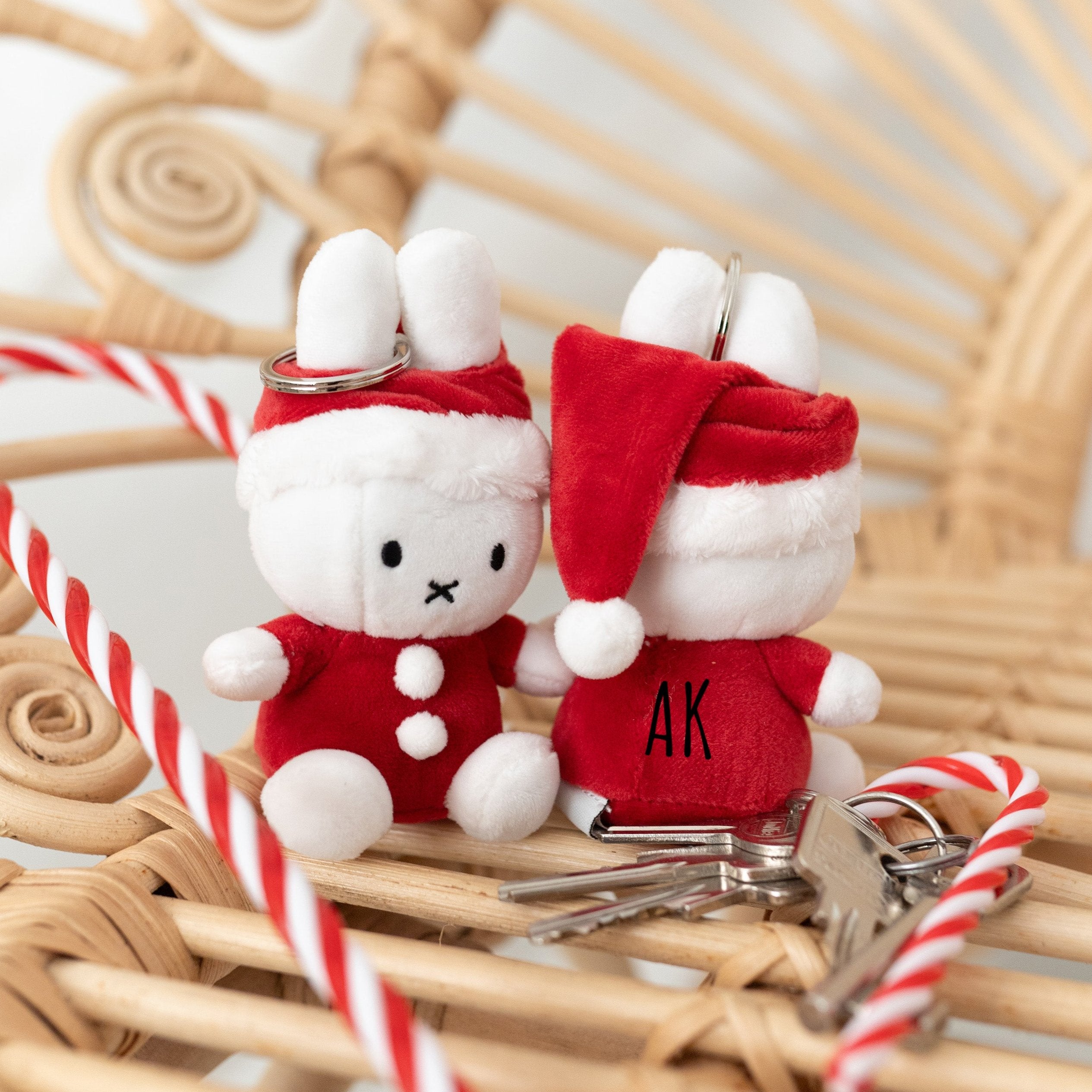 BON TON TOYS Miffy Weihnachten Schlüsselanhänger